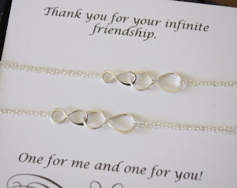 Friendship Infinity Bracelet Infinity Jewelry Best friend | Etsy