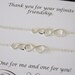 Friendship Infinity Bracelet Set, Infinity Jewelry, Best Friend Gift ...