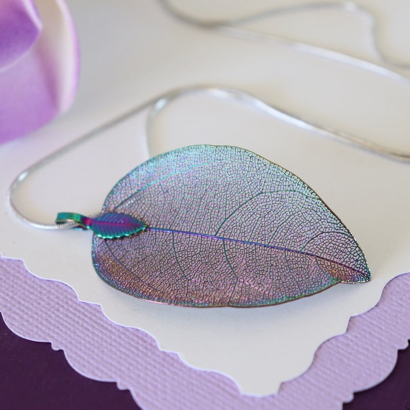 Real Leaf Jewelry - Etsy