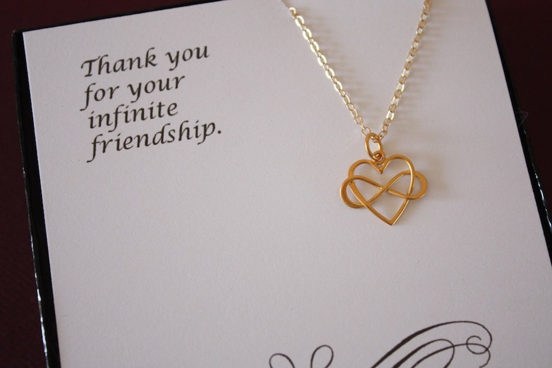 Best Friend Infinity Necklace, BFF, Infinite Friendship, Sterling ...