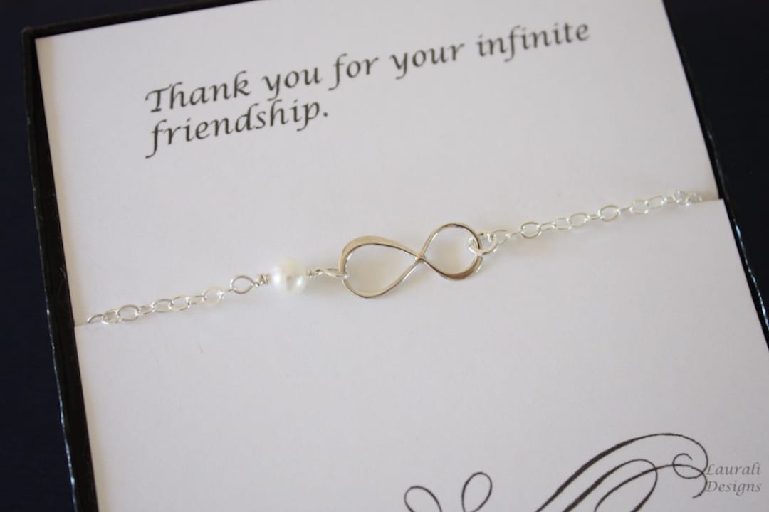 Friendship Bracelet, Infinity Jewelry, Best Friend Gift, Charm Bracelet ...