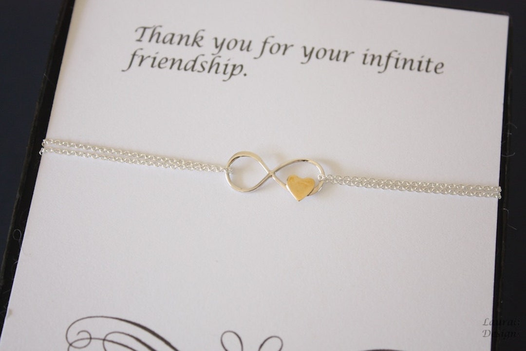 Friendship Infinity Bracelet, Infinity Jewelry, Best Friend Gift ...