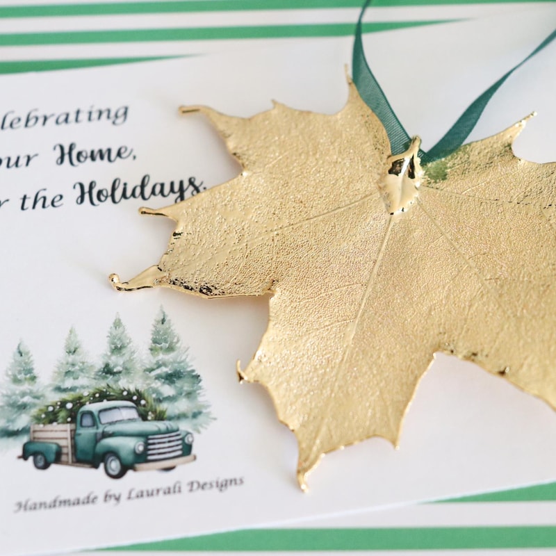 Leaf Ornament - Etsy