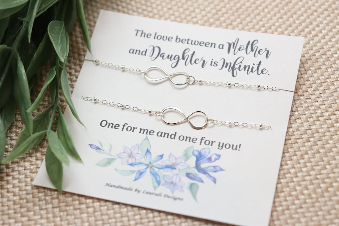 Mother and Daughter Infinity Bracelet Set, Infinity Jewelry, Best ...