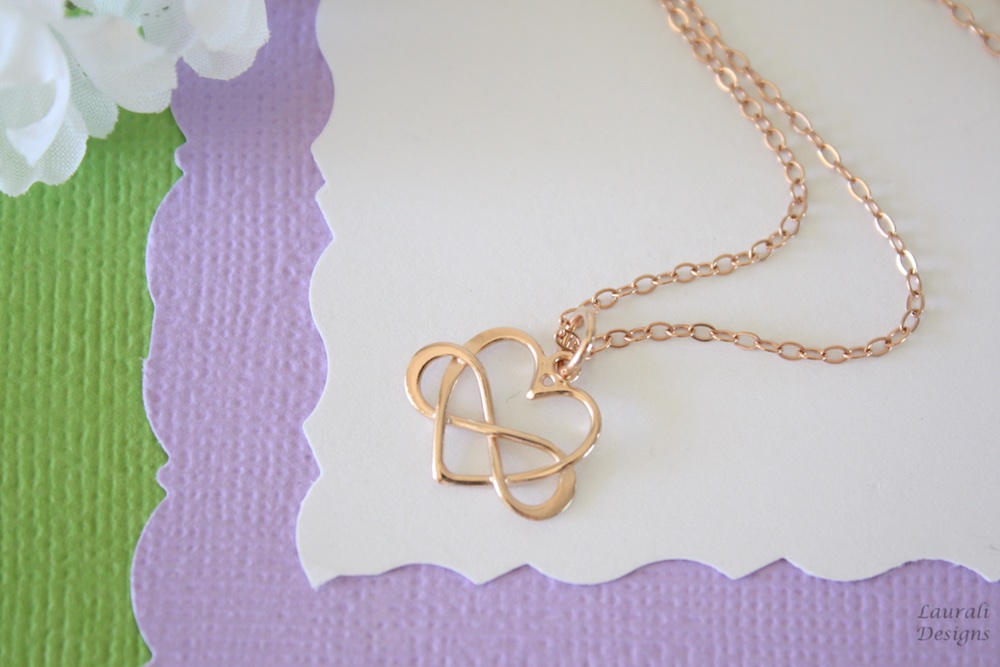 Best Friend Rose Gold Infinity Necklace BFF Infinite | Etsy