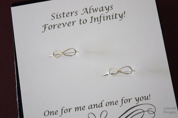 Sister Infinity Rings Infinity Ring Bridesmaid Gift | Etsy
