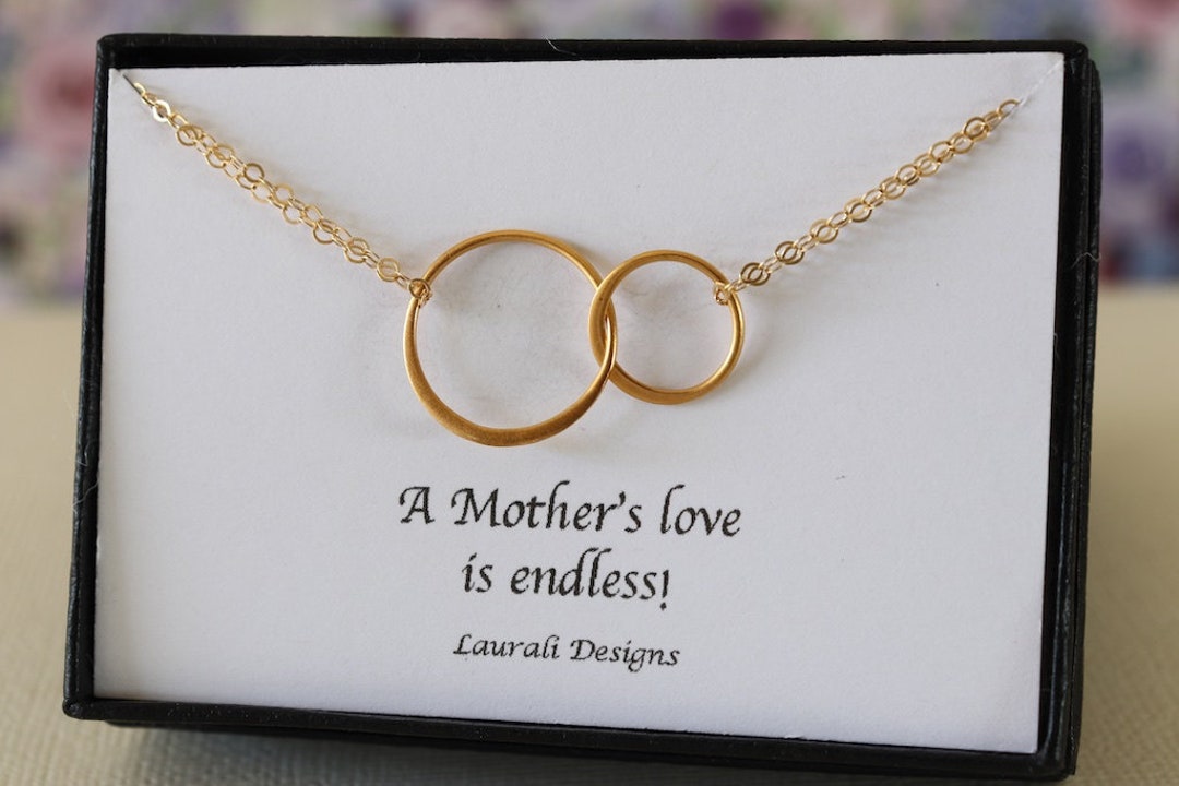 Gold Infinity Karma Necklace, Best Friend, Mom Necklace, BFF, Infinite ...