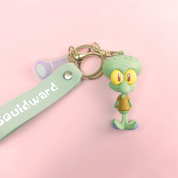 Spongebob Keychain - Etsy