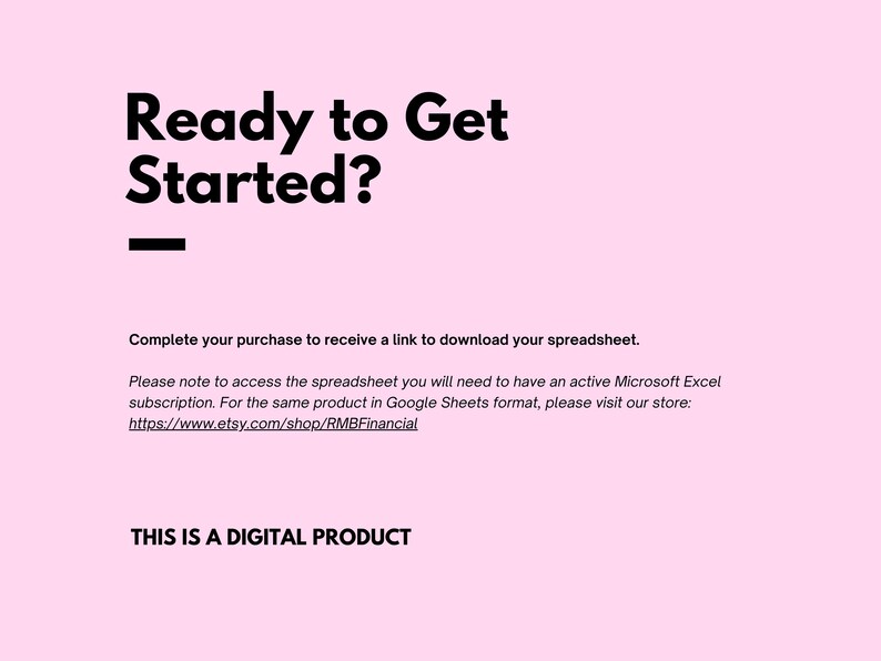 Pink Excel Budget Spreadsheet Template, Microsoft Excel Finance Planner ...