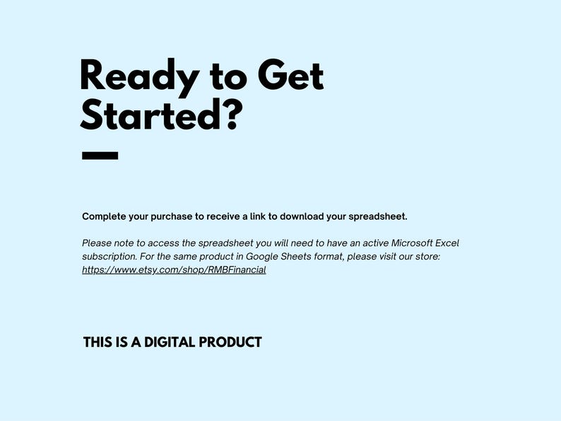 Blue Excel Budget Spreadsheet Template, Monthly Income and Expense ...