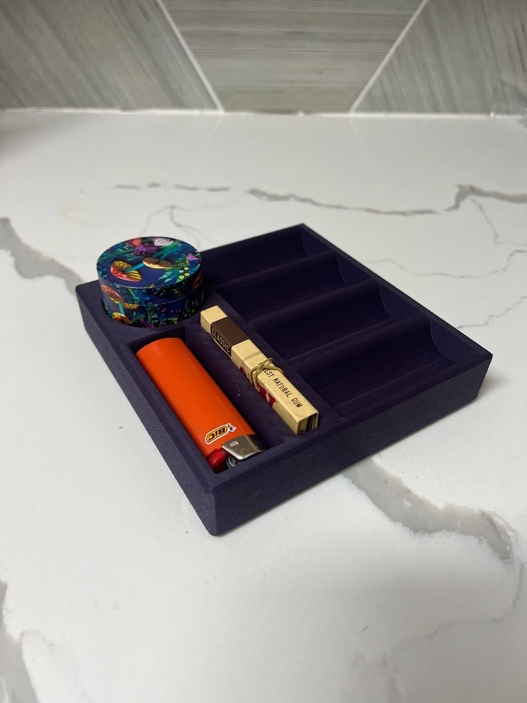 3D Printed Pre-roll Tray STL 2 Grinder Sizes - Etsy