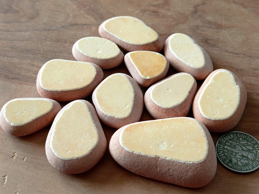 Yellow Terracotta Beach Pottery From Greece - Etsy