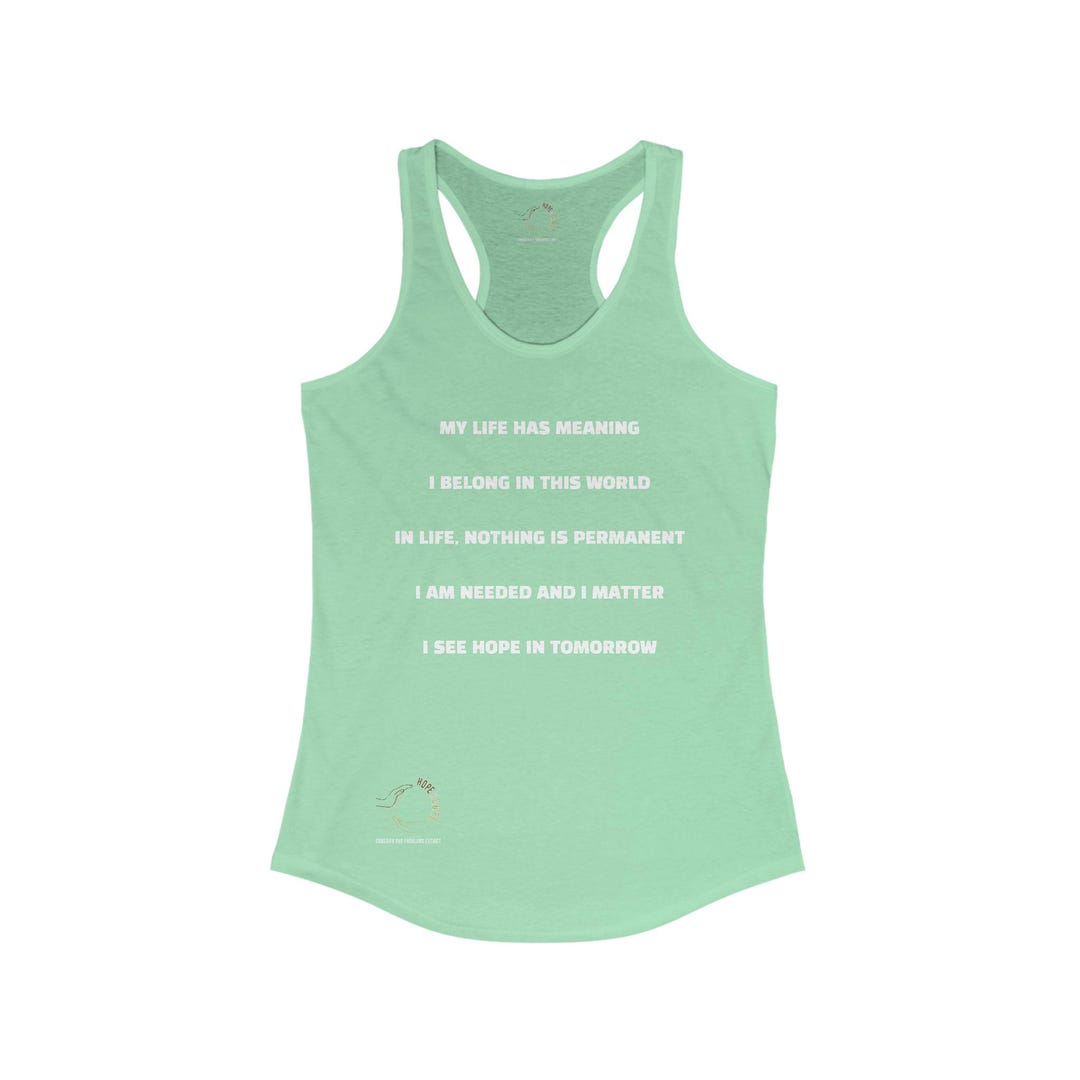 Depression Affirmations Tank 2 - Etsy