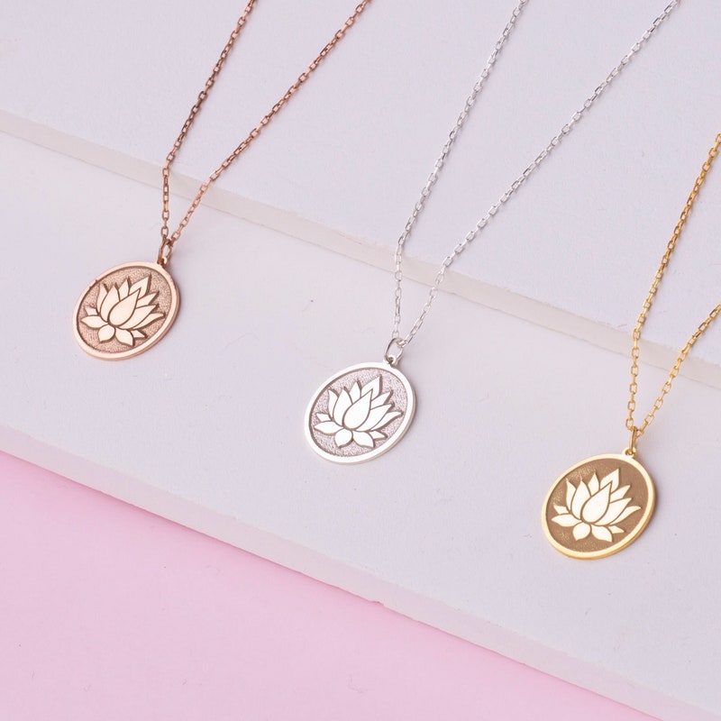 Lotus Flower Pendant - Etsy