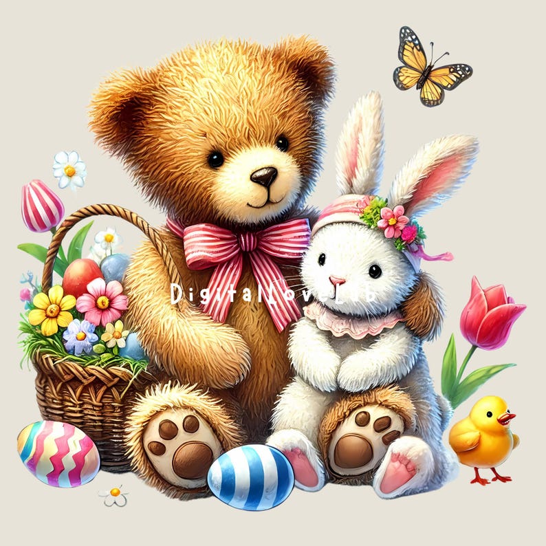 10 Easter Clipart Png Teddy Bear, Teddy Clipart, Easter Teddy, Brown ...