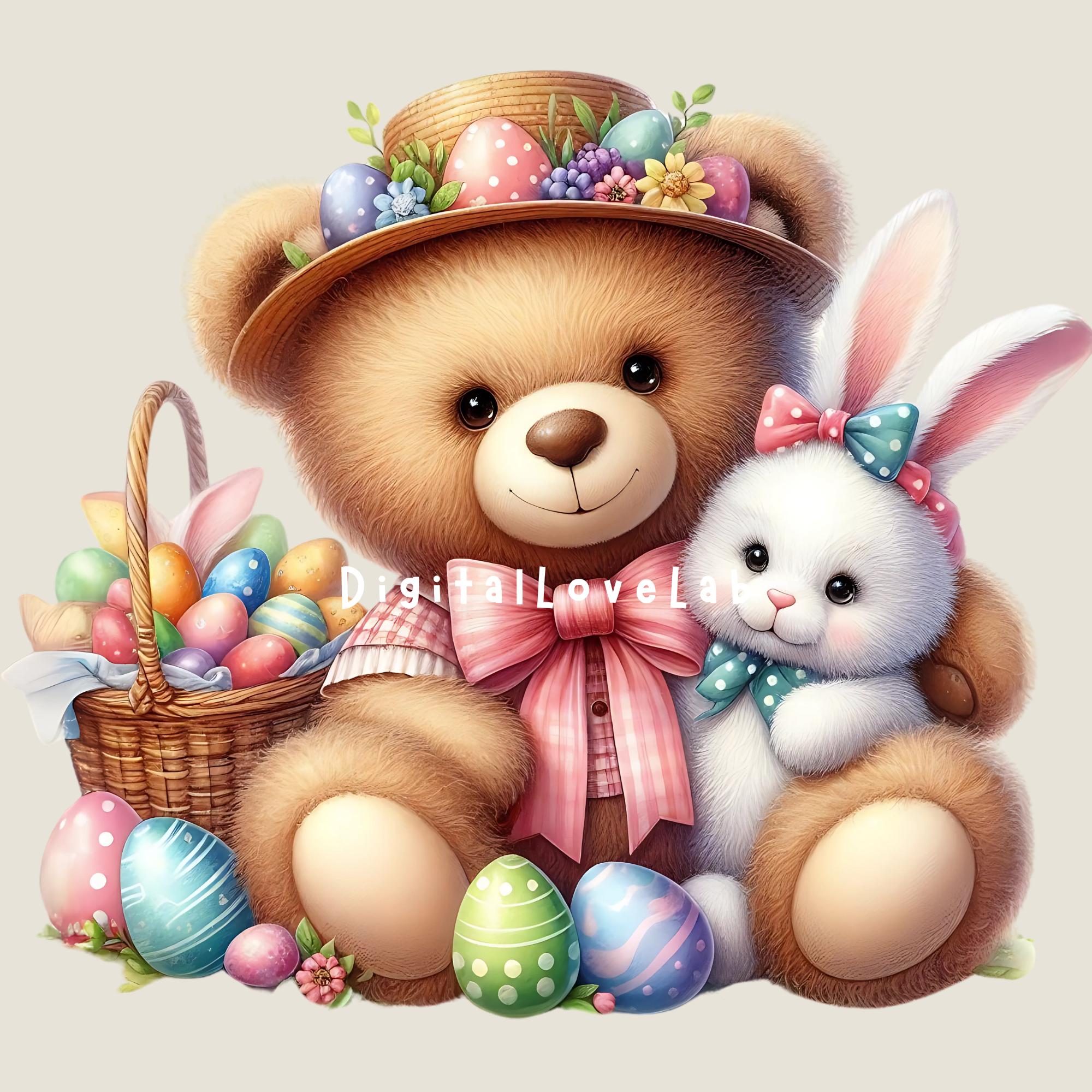 10 Easter Clipart Png Teddy Bear, Teddy Clipart, Easter Teddy, Brown ...