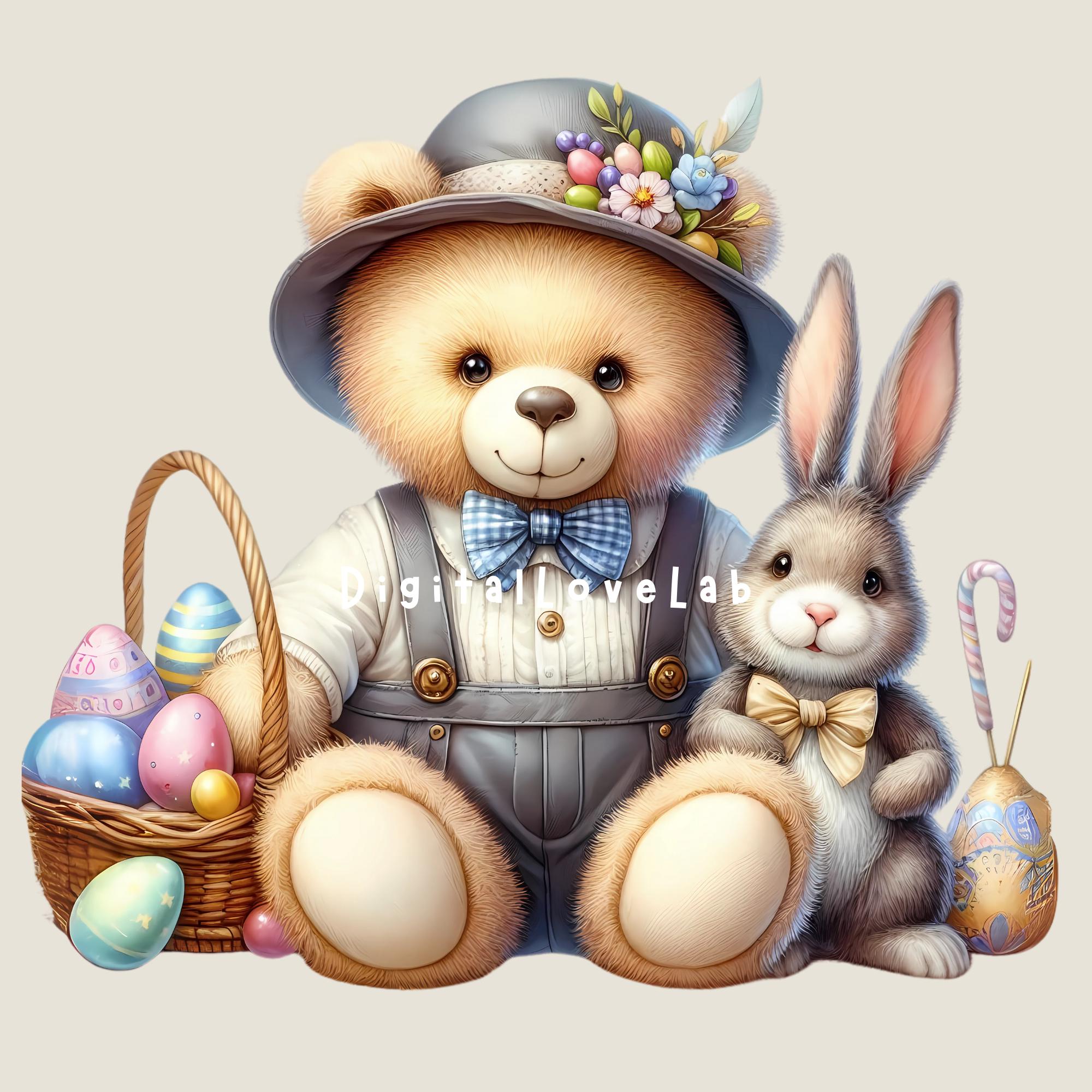 10 Easter Clipart Png Teddy Bear, Teddy Clipart, Easter Teddy, Brown ...
