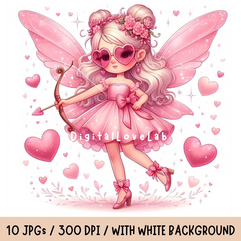 Valentine Fairy - Etsy
