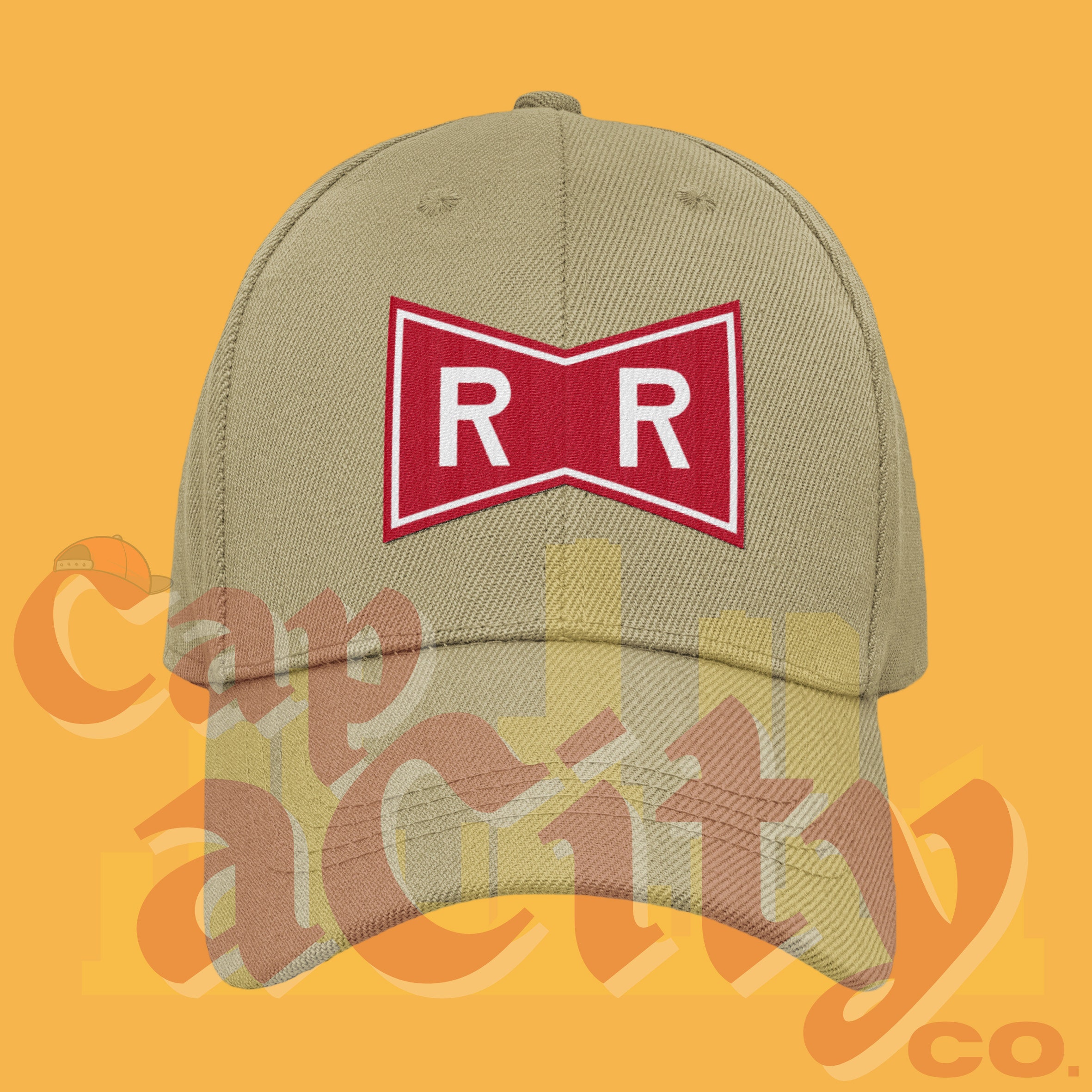 R&R Ribbon Logo Cap, Personalized Embroidered Unisex Baseball Cap ...