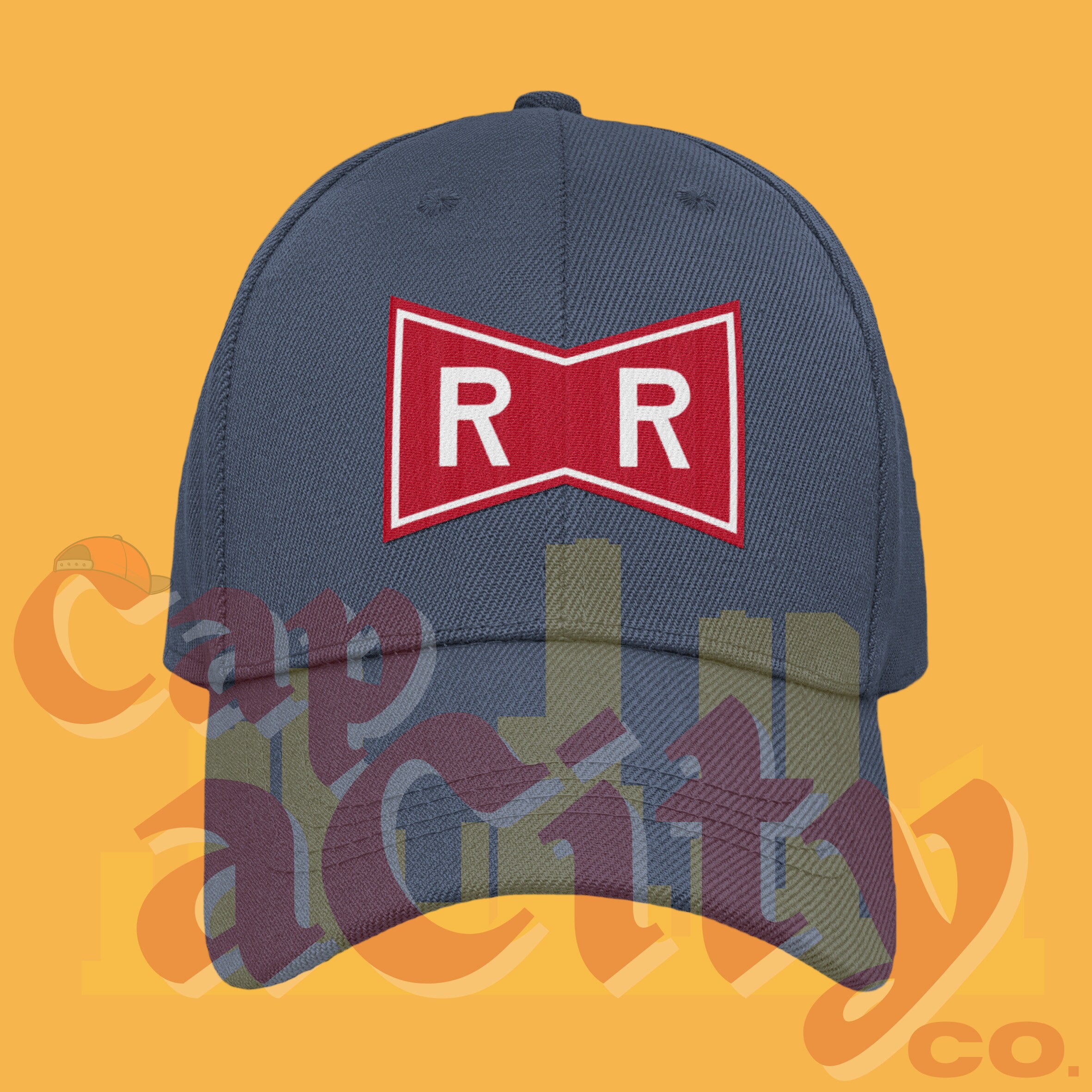 R&R Ribbon Logo Cap, Personalized Embroidered Unisex Baseball Cap ...