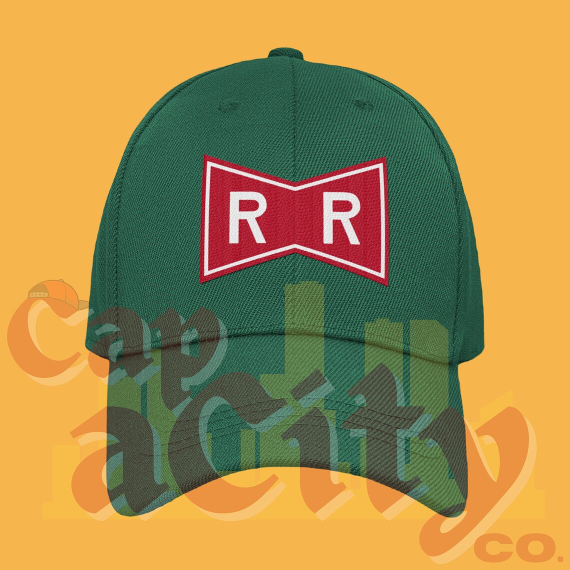 R&R Ribbon Logo Cap, Personalized Embroidered Unisex Baseball Cap ...