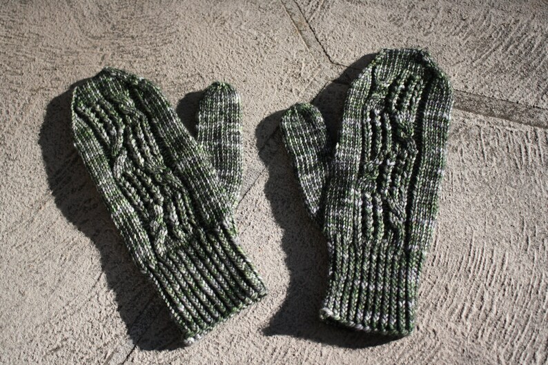 Through the Standing Stones Mitten Pattern | Etsy