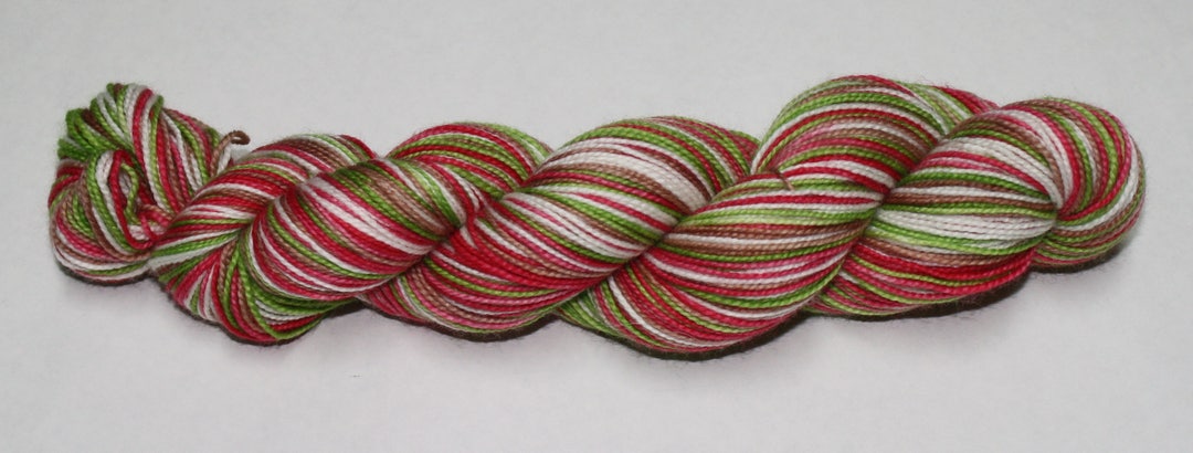 Dyed to Order - Gingerbread House Self Striping Hand Dyed Sock Yarn - Etsy