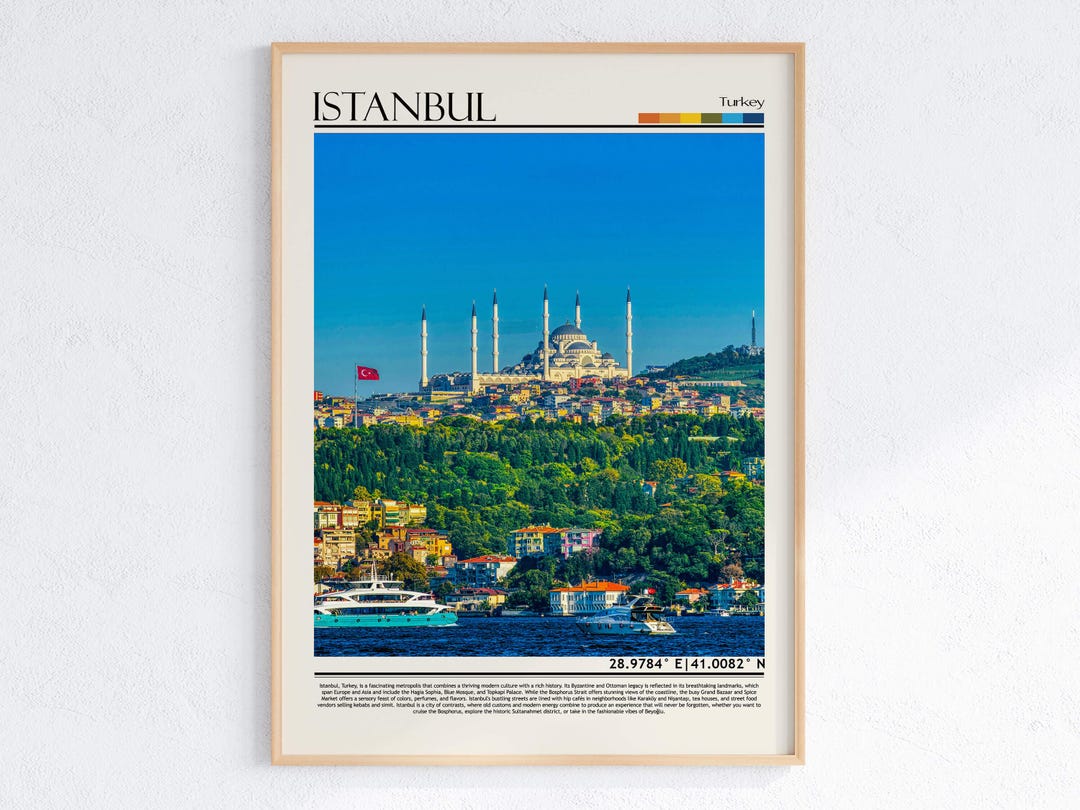 Istanbul Print, Istanbul Poster, Istanbul Art, Istanbul Wall Art ...
