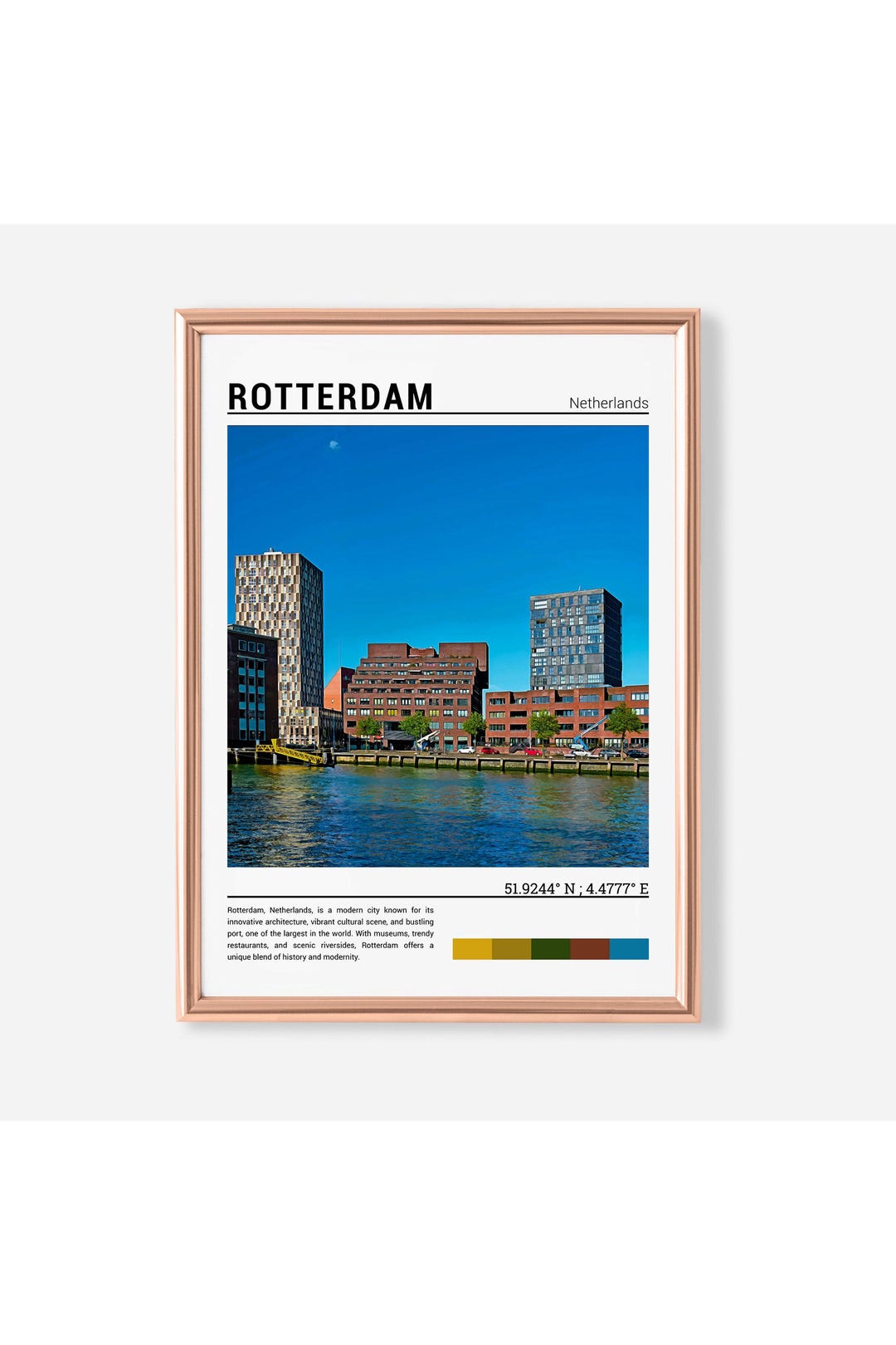 Rotterdam Wall Art , Rotterdam Poster , Rotterdam Poster Print ...