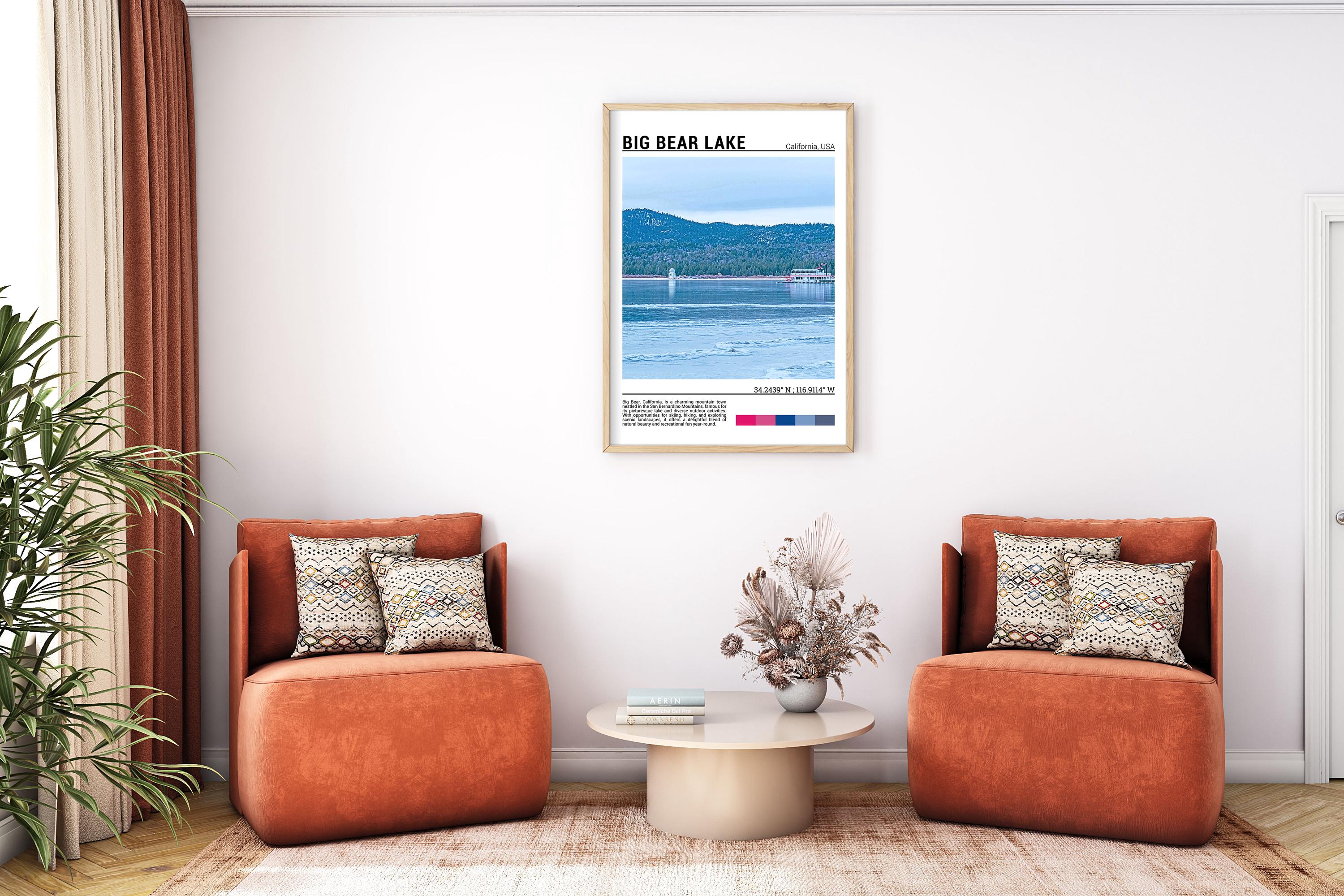 Big Bear Wall Art Print , Big Bear Photo , Big Bear Artwork, Big Bear ...