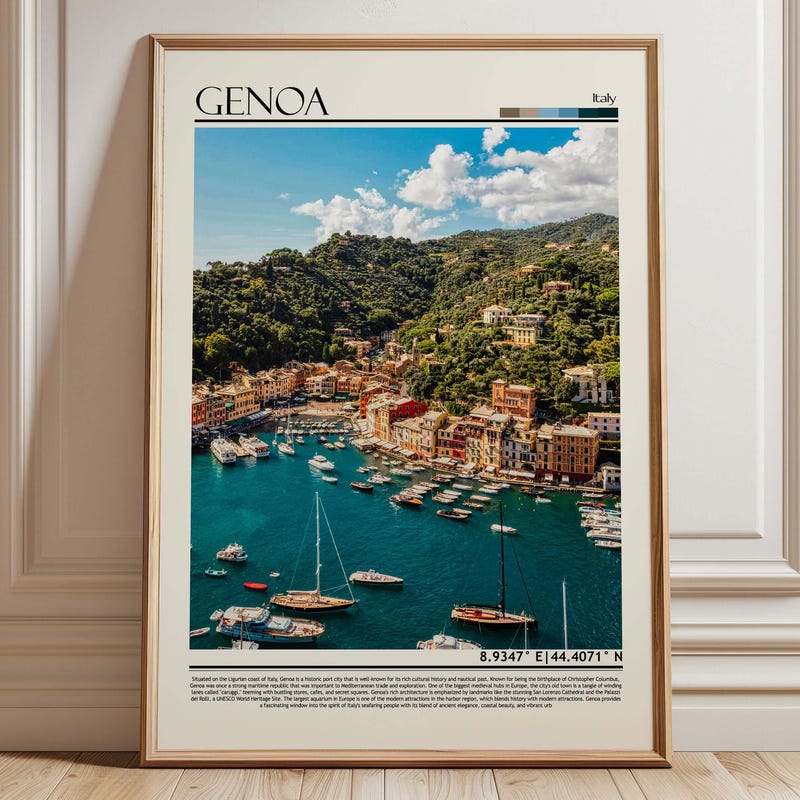 Poster Genoa - Etsy