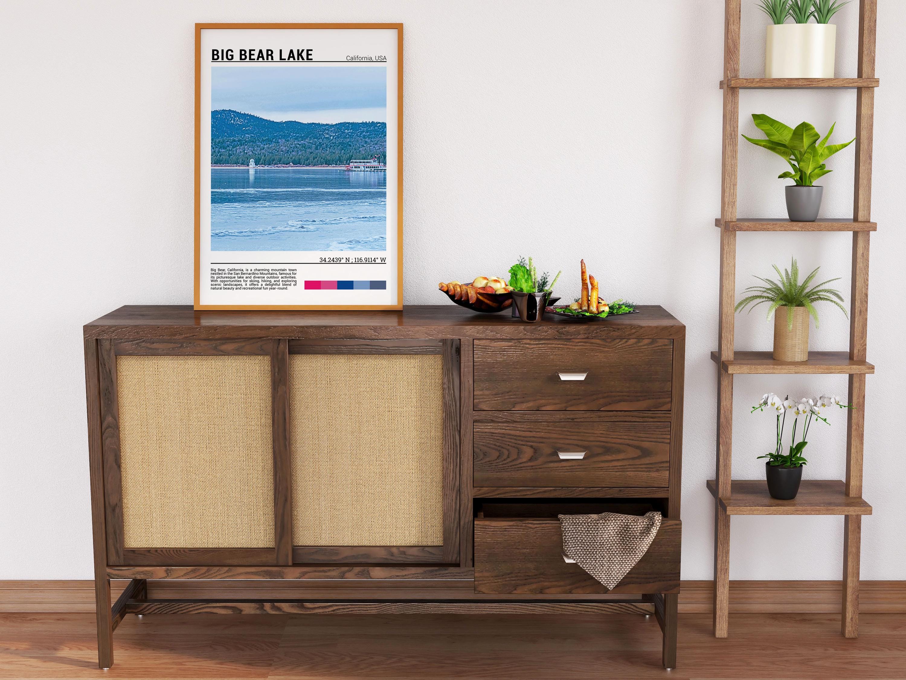 Big Bear Wall Art Print , Big Bear Photo , Big Bear Artwork, Big Bear ...