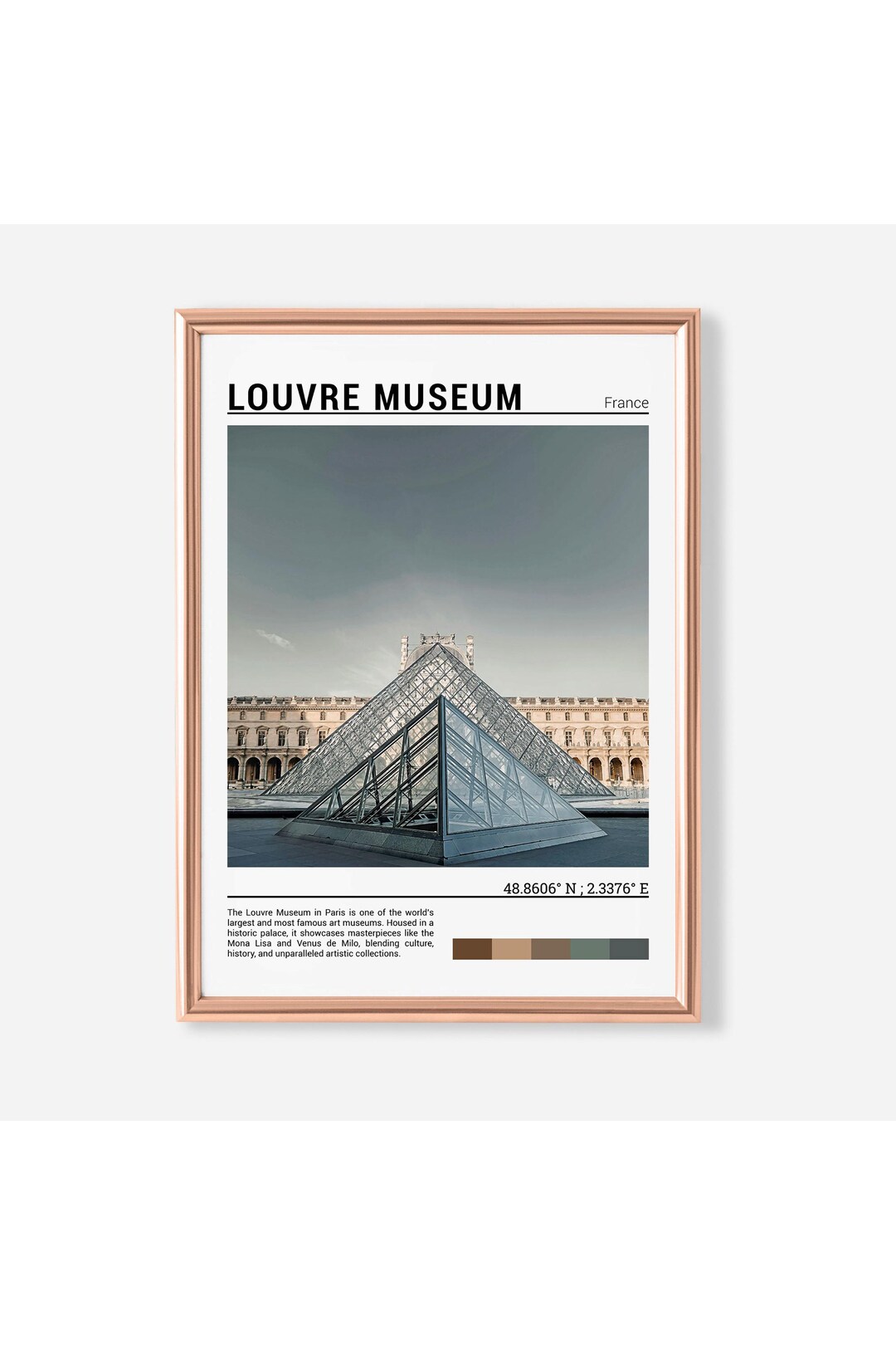 Louvre Museum Wall Art , Louvre Museum Poster Print , Louvre Museum ...