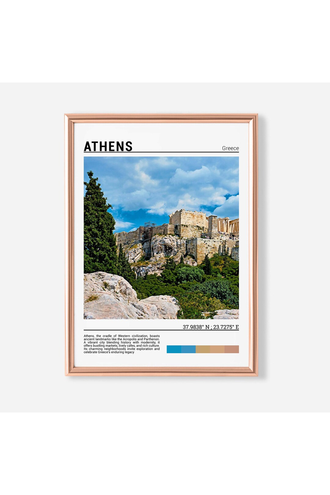 Athens Wall Art Print, Athens Photo, Athens Poster Print, Greece ...
