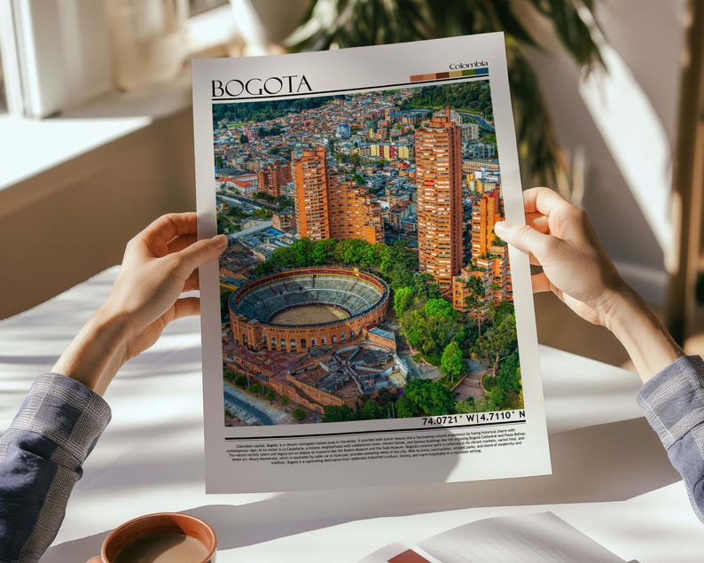 Bogotá Colombia Cityscape Art | Bogotá Print | Torres Del Parque Poster ...