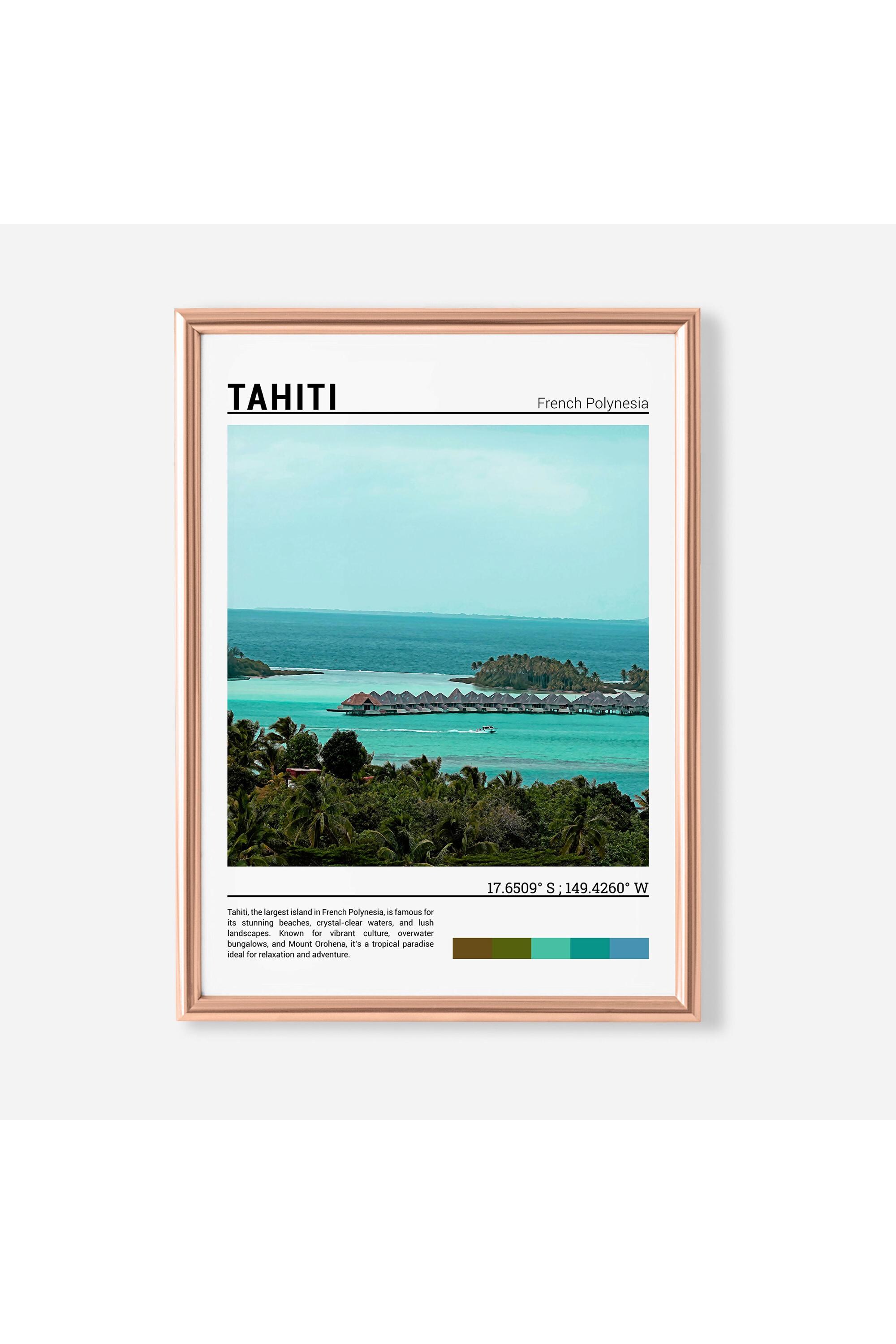 Tahiti Print, Tahiti Poster, Tahiti Wall Art, Tahiti Travel, Tahiti ...