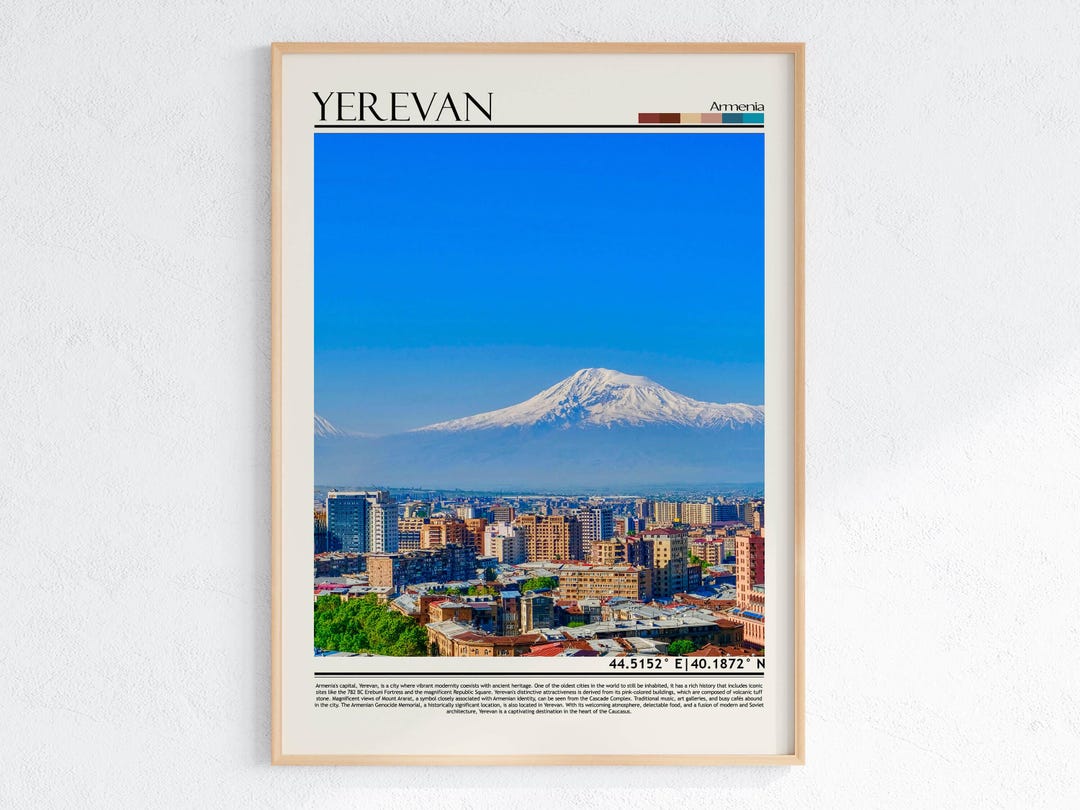 Yerevan Wall Art , Yerevan Poster, Yerevan Poster Print , Yerevan Art ...
