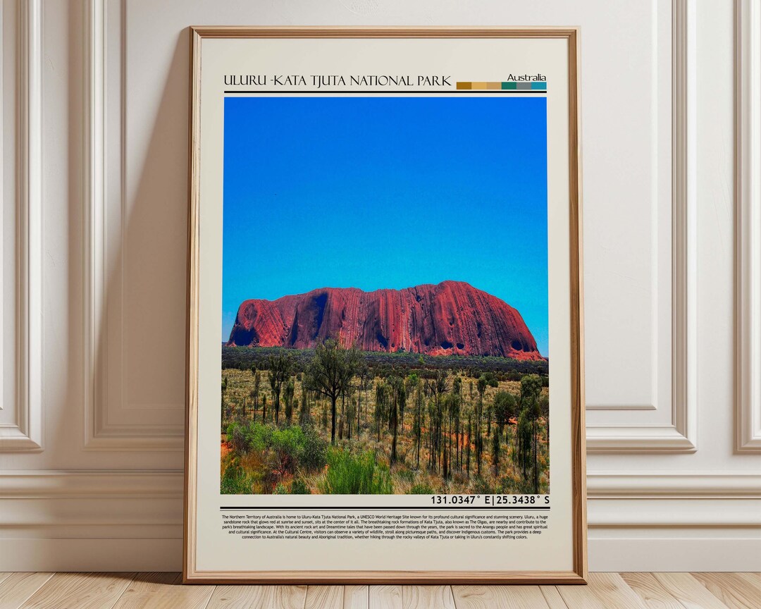 Uluru National Park Print, Uluru National Park Poster, Uluru National ...