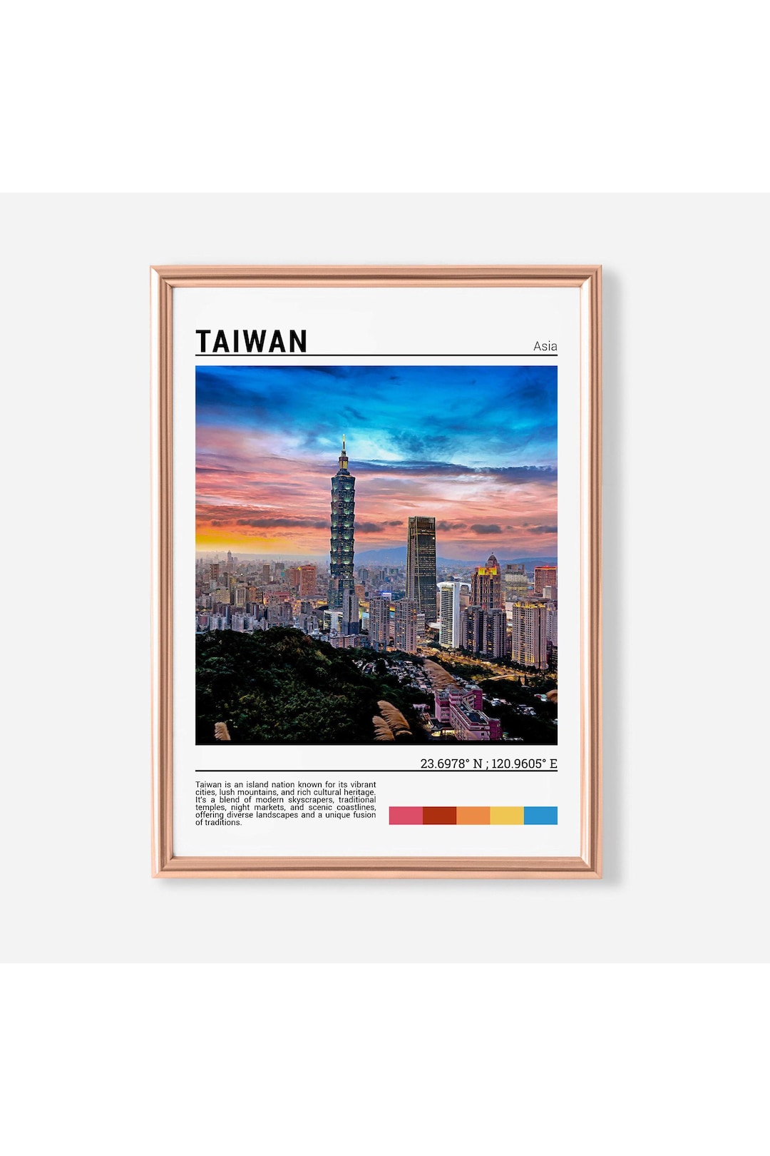 Taiwan Poster, Taiwan Wall Art, Taiwan Artwork, Taiwan Photo, Taiwan ...