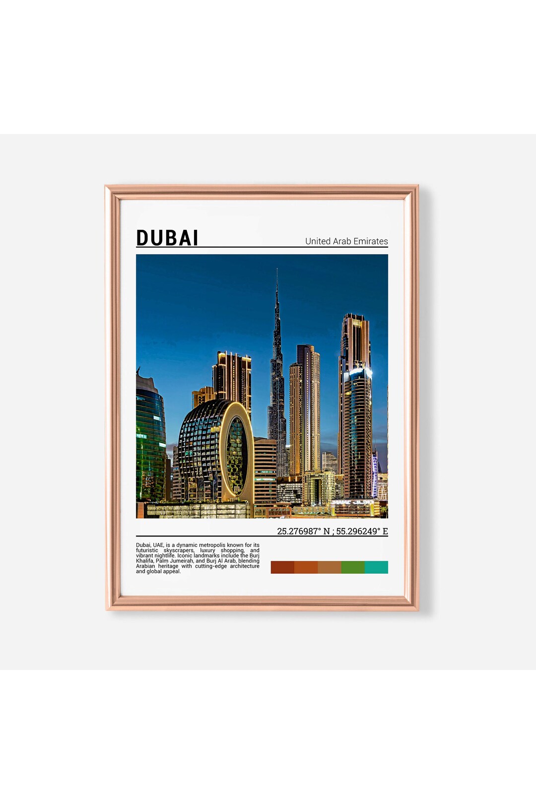 Dubai Print, Dubai Poster, Dubai Wall Art, Dubai Travel, Dubai Art ...