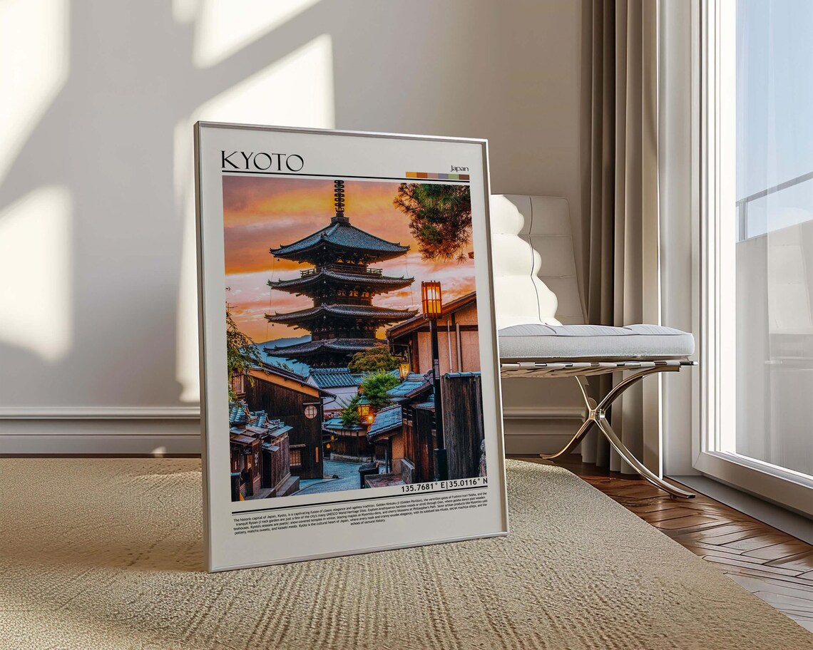 Kyoto Wall Art, Kyoto Poster Print, Kyoto Print, Kyoto Travel, Kyoto ...