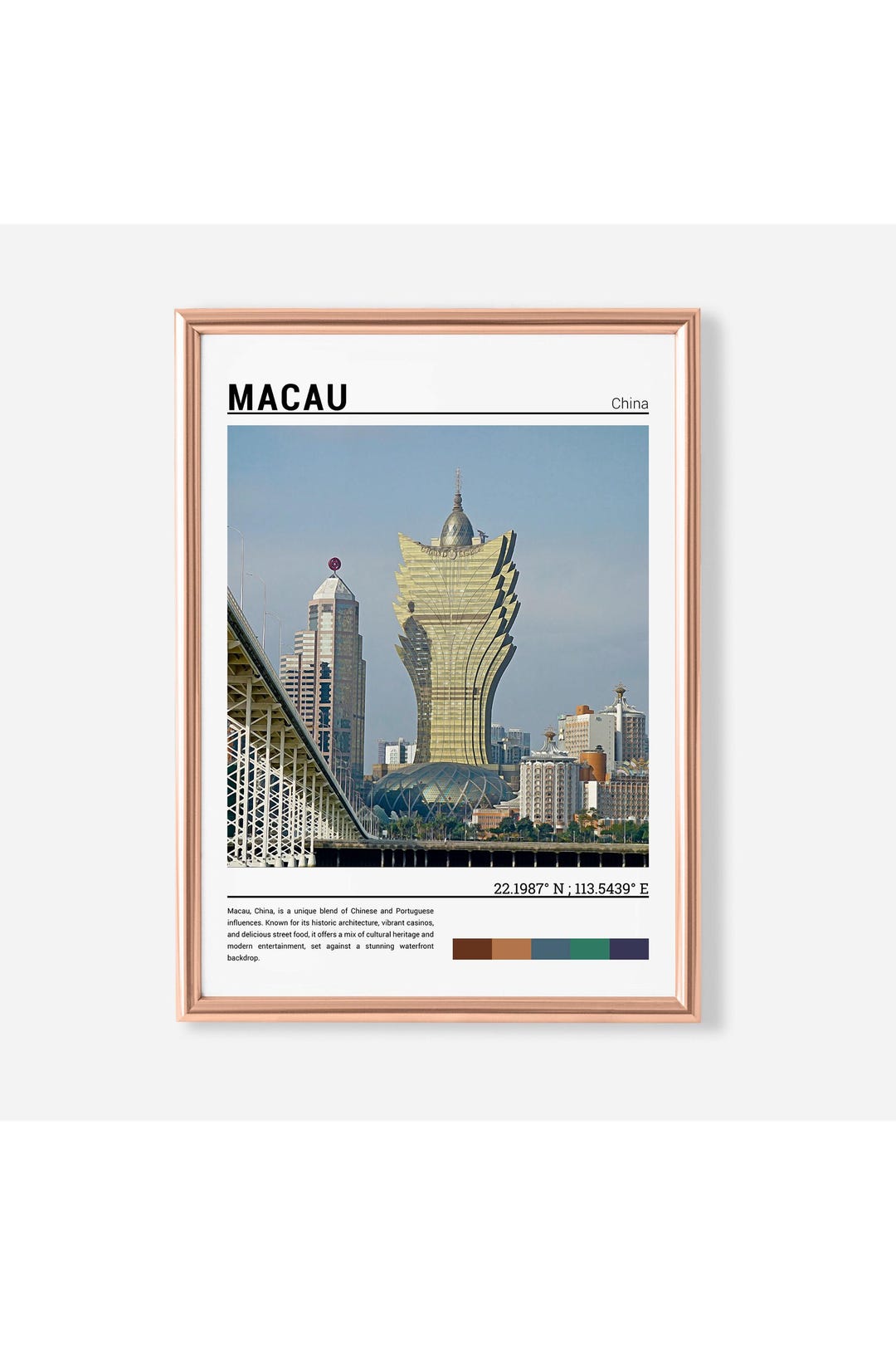 Macau Wall Art , Macau Photo , Macau Artwork, Macau Travel Gift, Macau ...