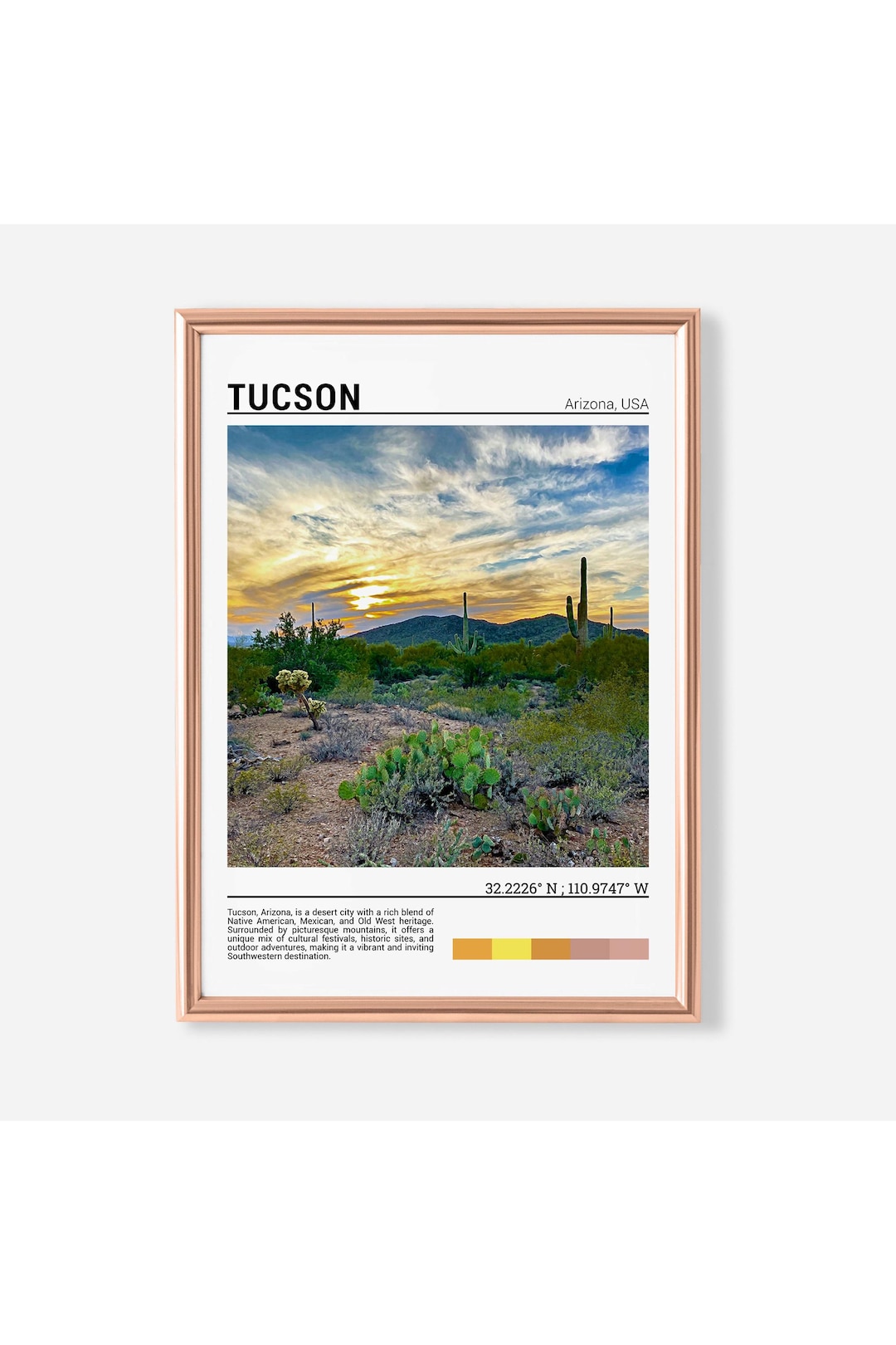 Tucson Wall Art, Tucson Poster Print, Tucson Photography, Tucson Photo ...