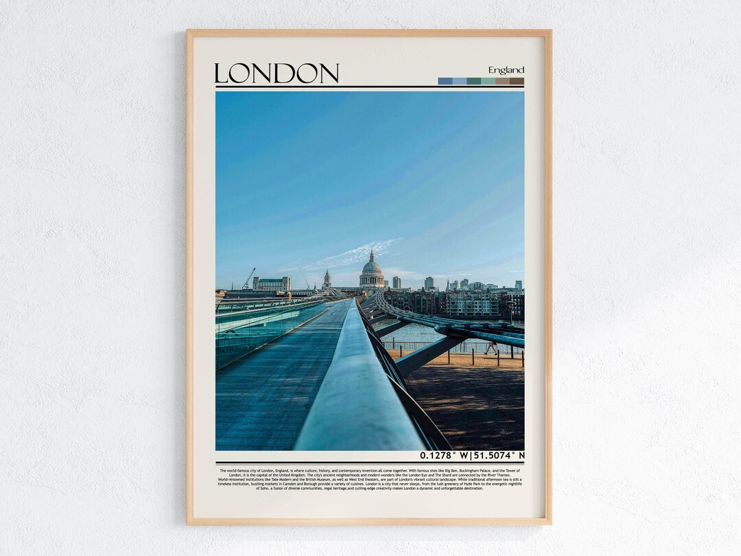 London Wall Art, London Poster, London Print, London Travel Poster ...