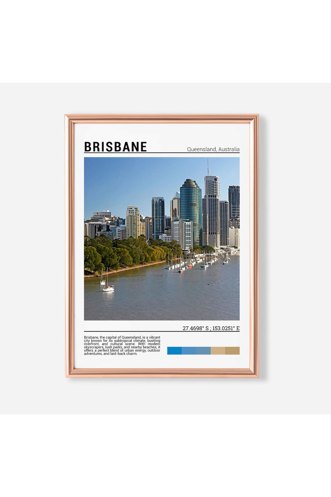 Brisbane Wall Art Print, Brisbane Photo ,brisbane Artwork, Brisbane ...