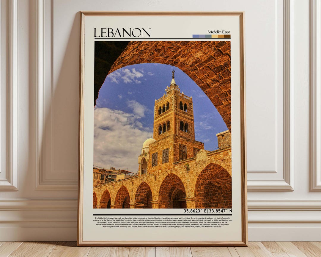 Lebanon Print, Lebanon Wall Art, Print, Lebanon Poster , Lebanon Travel ...