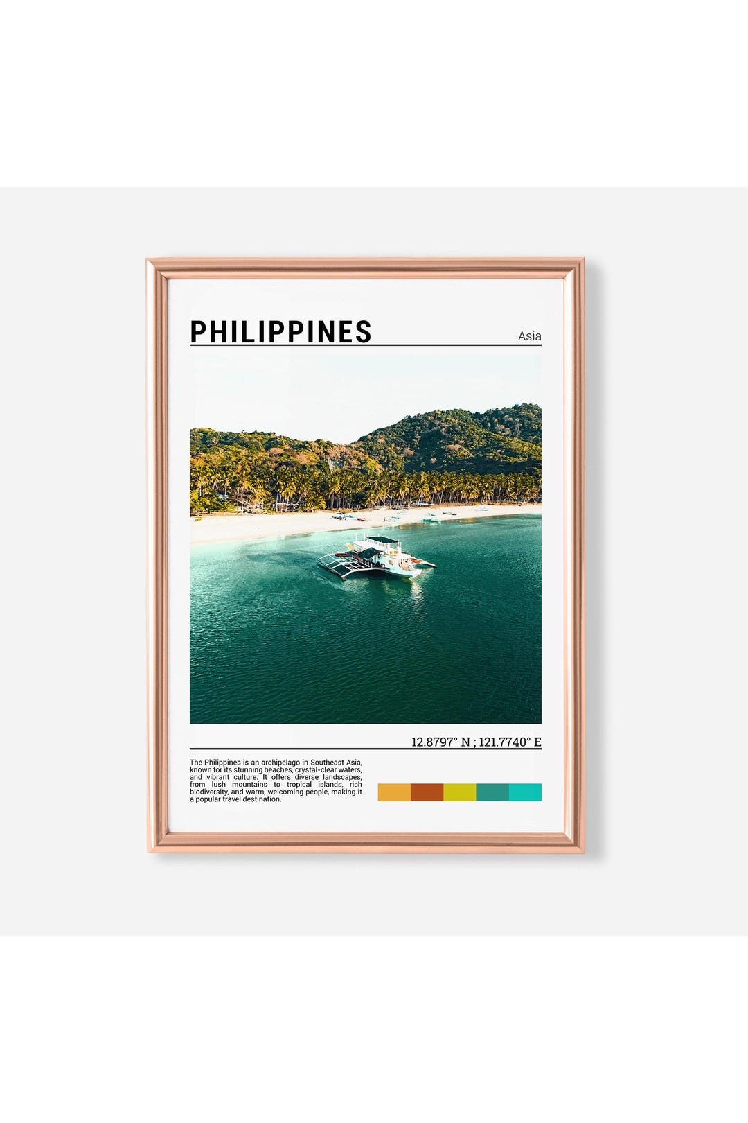 Philippines Print, Philippines Poster, Philippines Wall Art ...