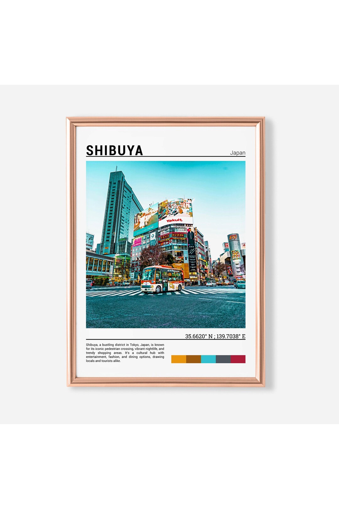 Shibuya Print, Shibuya Poster, Shibuya Wall Art, Shibuya Travel ...