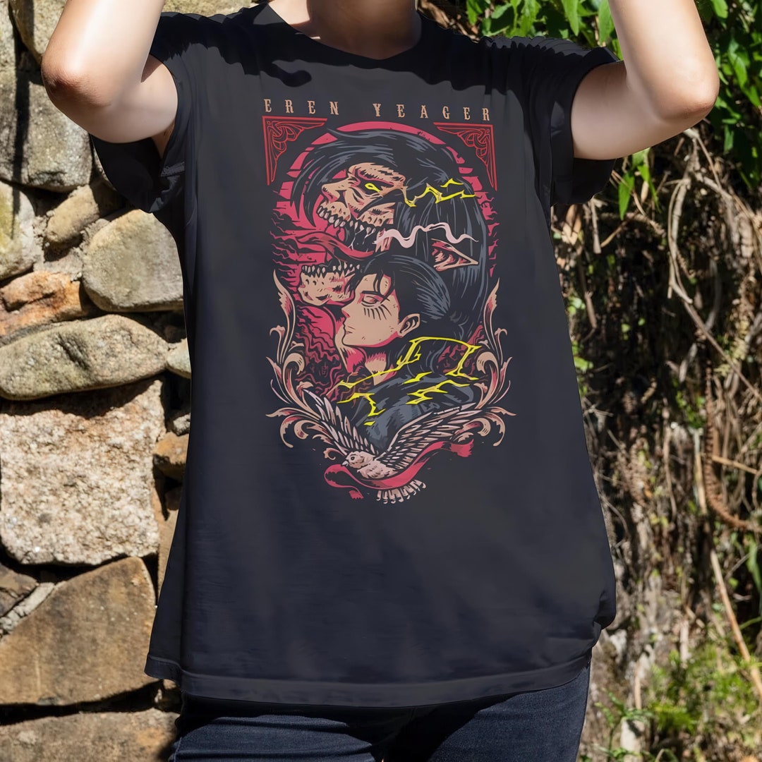 Eren Yeager Shirt, Eren Yeager Tshirt, Anime Shirt, Attack on Titan ...
