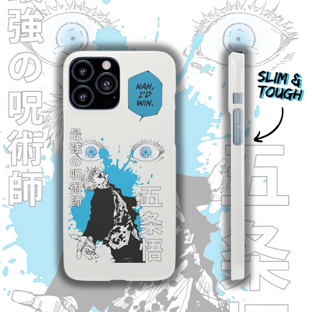 Jujutsu Kaisen Snap Phone Case, JJK Phone Case, Gojo Satoru, Gojo Phone ...
